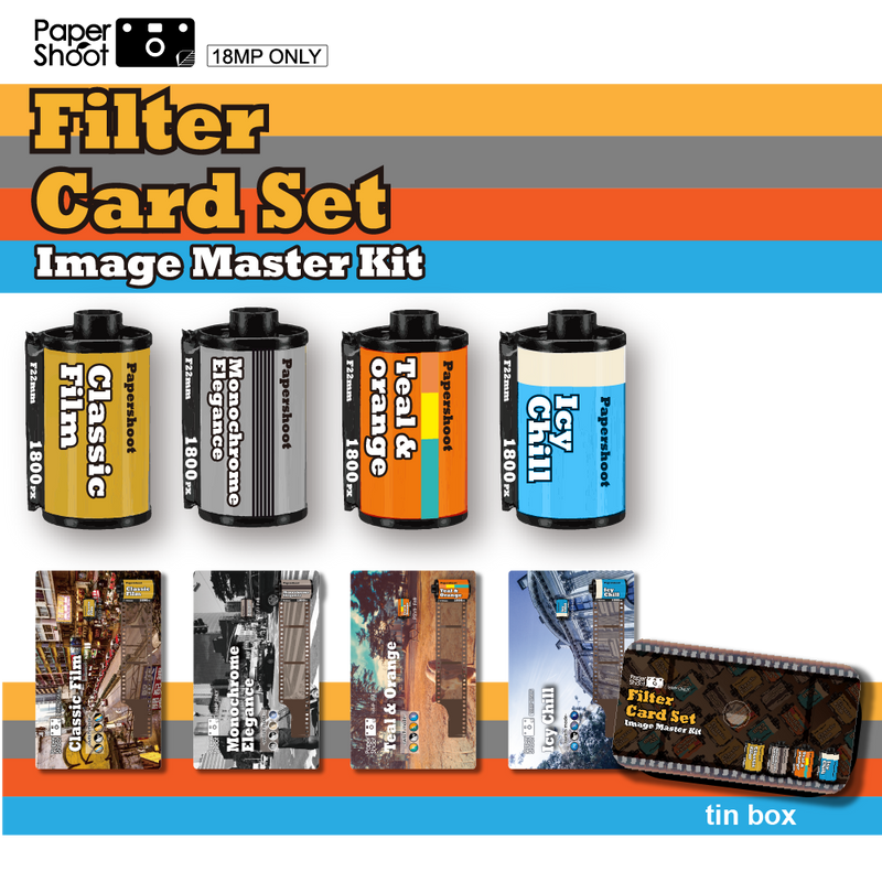 Paper Shoot – 16-Effect Filter Card Set for 20MP Cameras – Paper Shoot ...